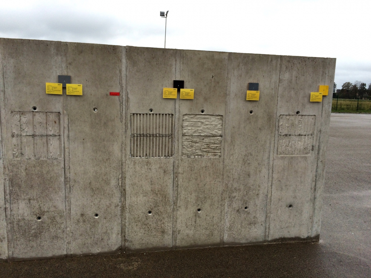 Fair faced concrete construction types